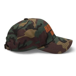Kamala Harris Tim Walz Camo Camouflage Hat With Orange Lettering - Etsy