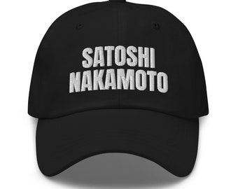 Satoshi Nakamoto Hat - Etsy