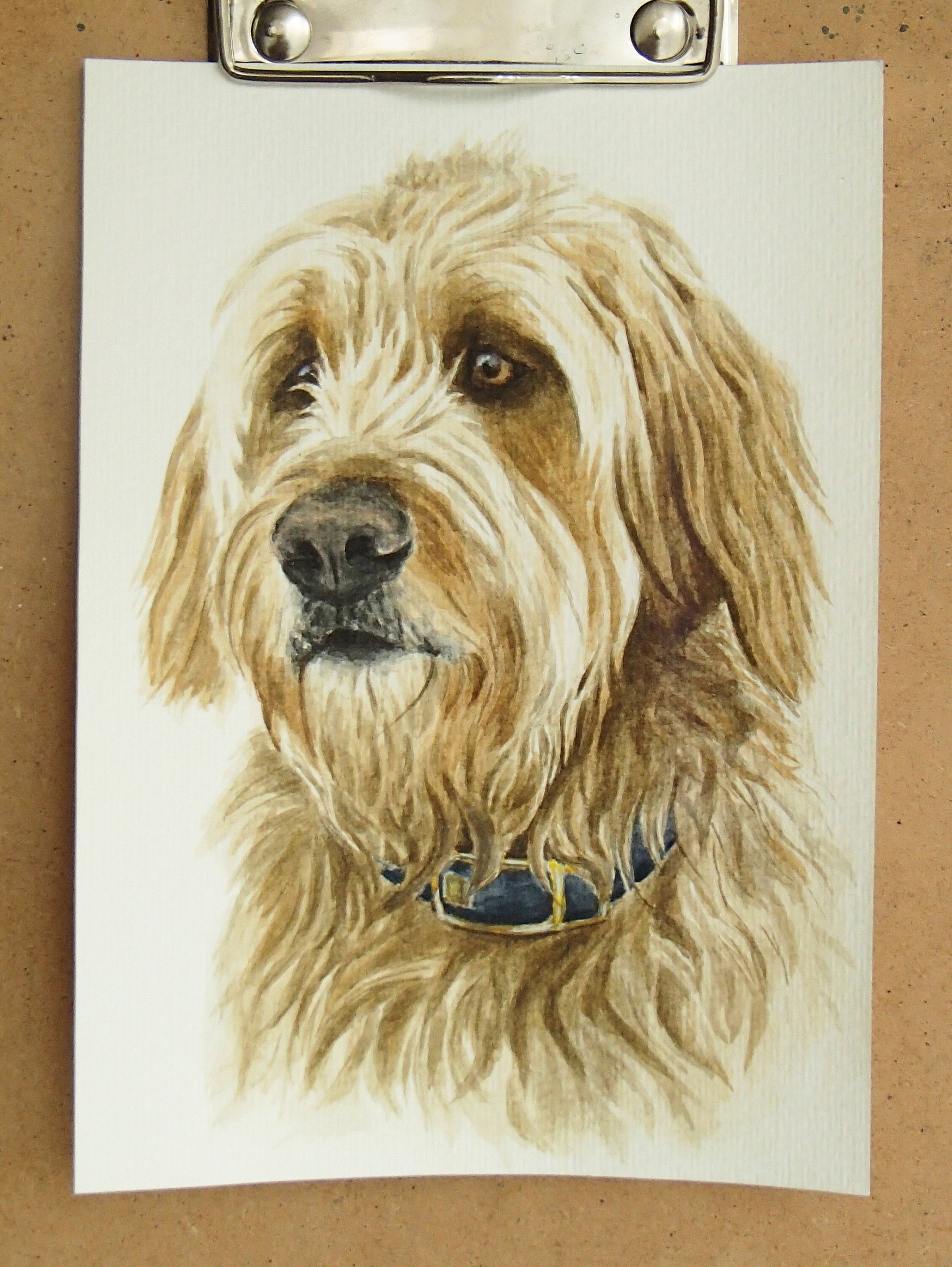 Custom Dog Portrait From Photo Dog Owner Gift Personalized Dog | Etsy