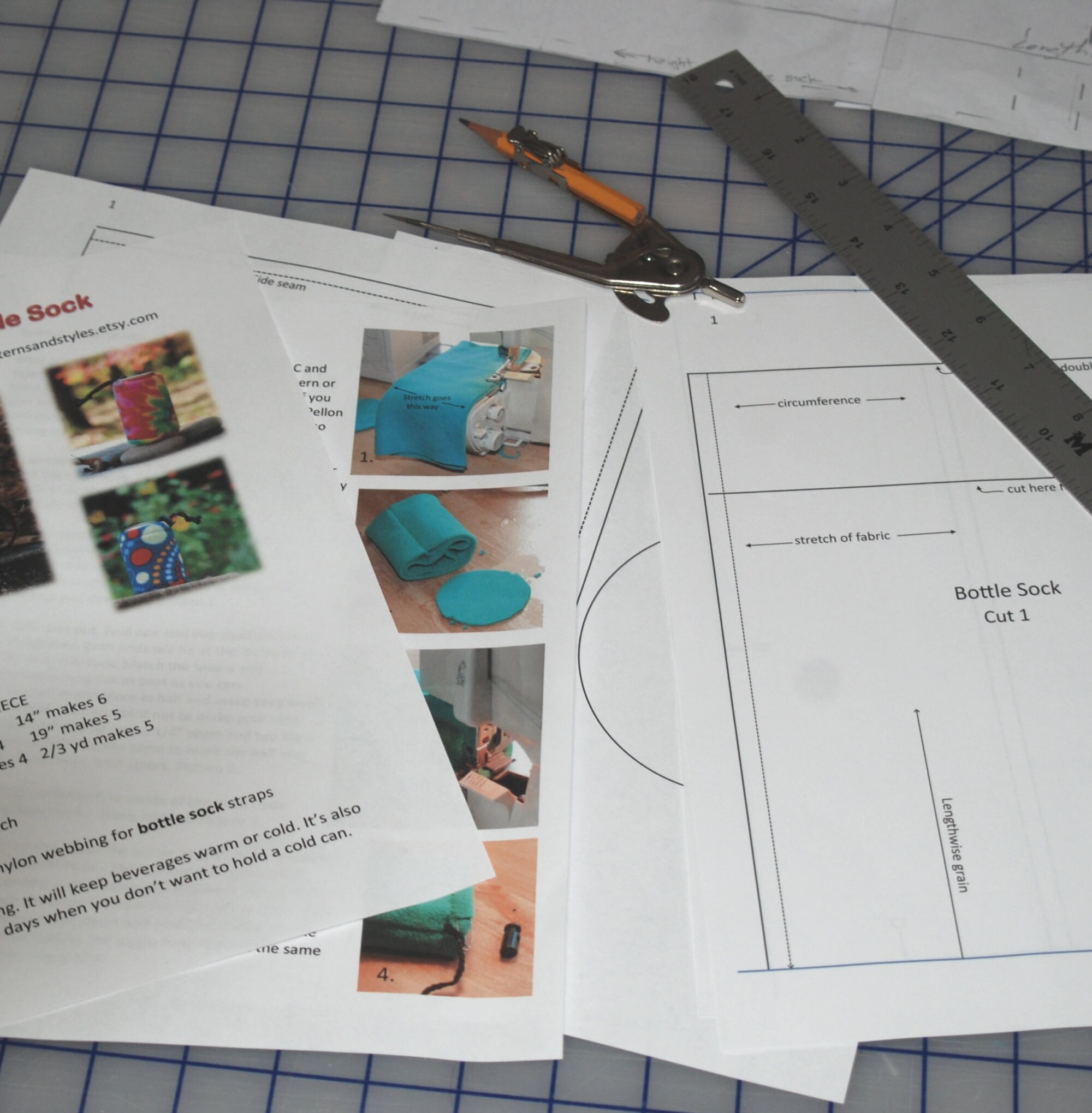 PDF Pattern CAN COOLER Can Cozy Water Bottle Carrier - Etsy