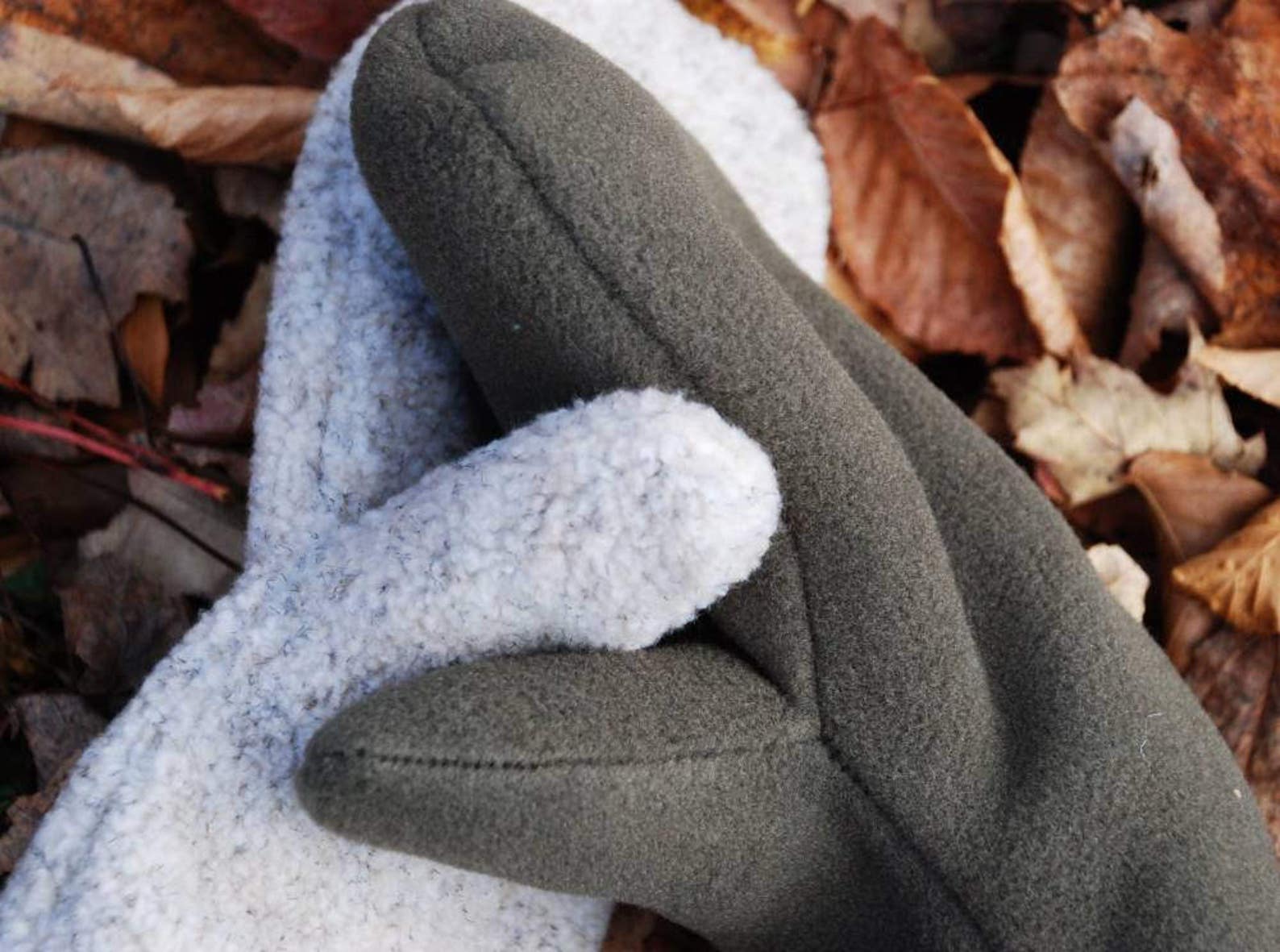 PDF PATTERN Mittens X Sm Sm Med DOUBLE Layer Polar Fleece - Etsy
