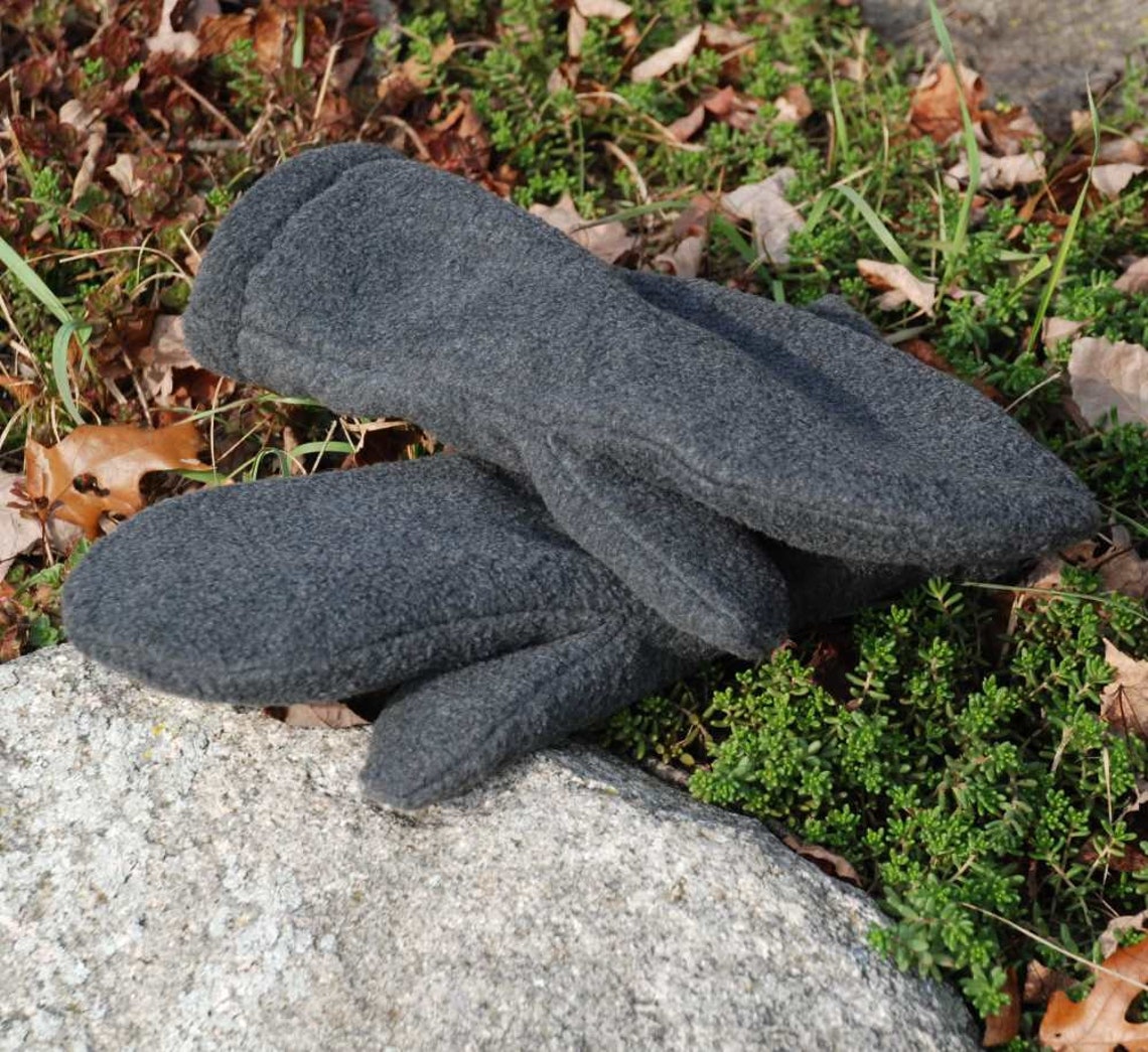 PDF PATTERN LARGE Mittens Double Layer Fleece Mitten - Etsy