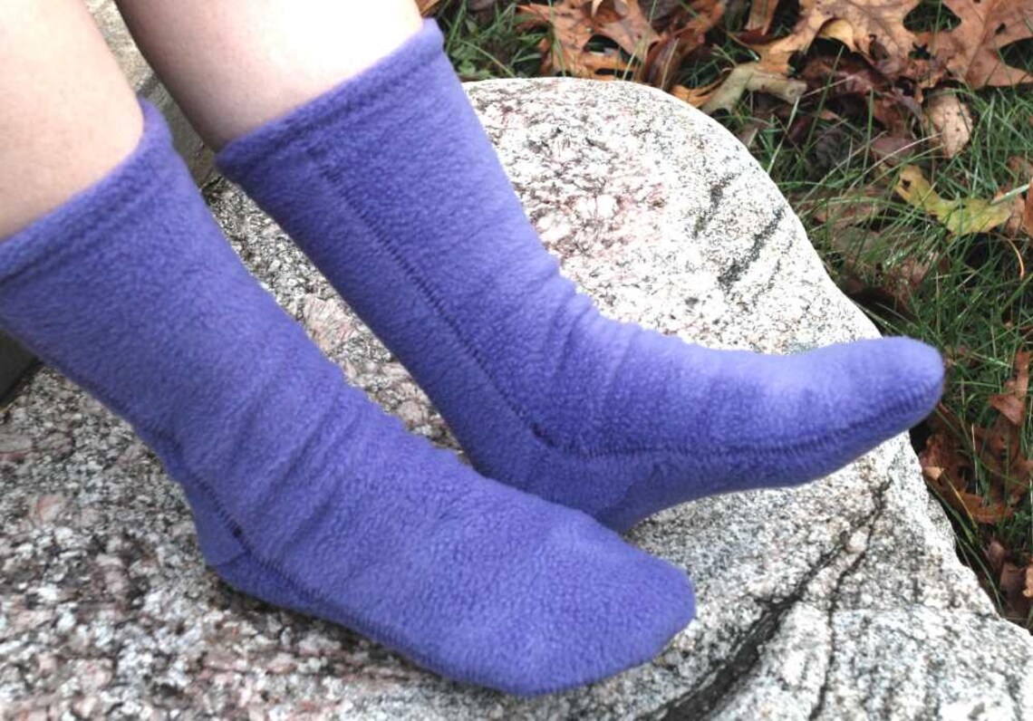 PDF Pattern SOCKS Polar Fleece Socks Socks Sewing Pattern - Etsy