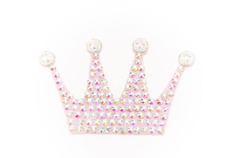 Crown Pink Pubic Decoration Merkin With Rhinestones 040M-P - Etsy