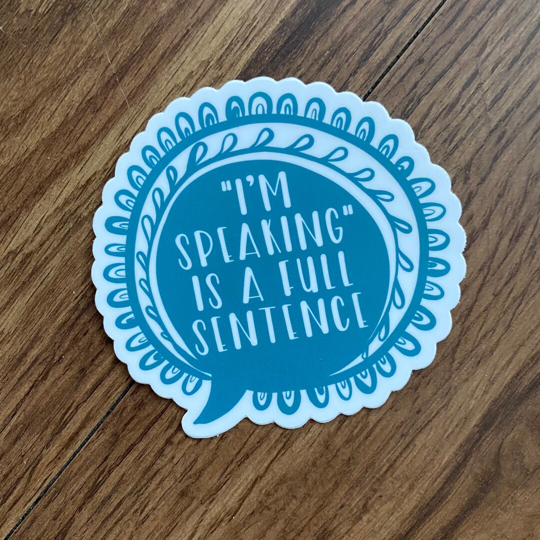 Im Speaking Sticker - Etsy