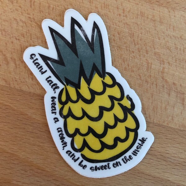 Pineapple Sticker - Etsy