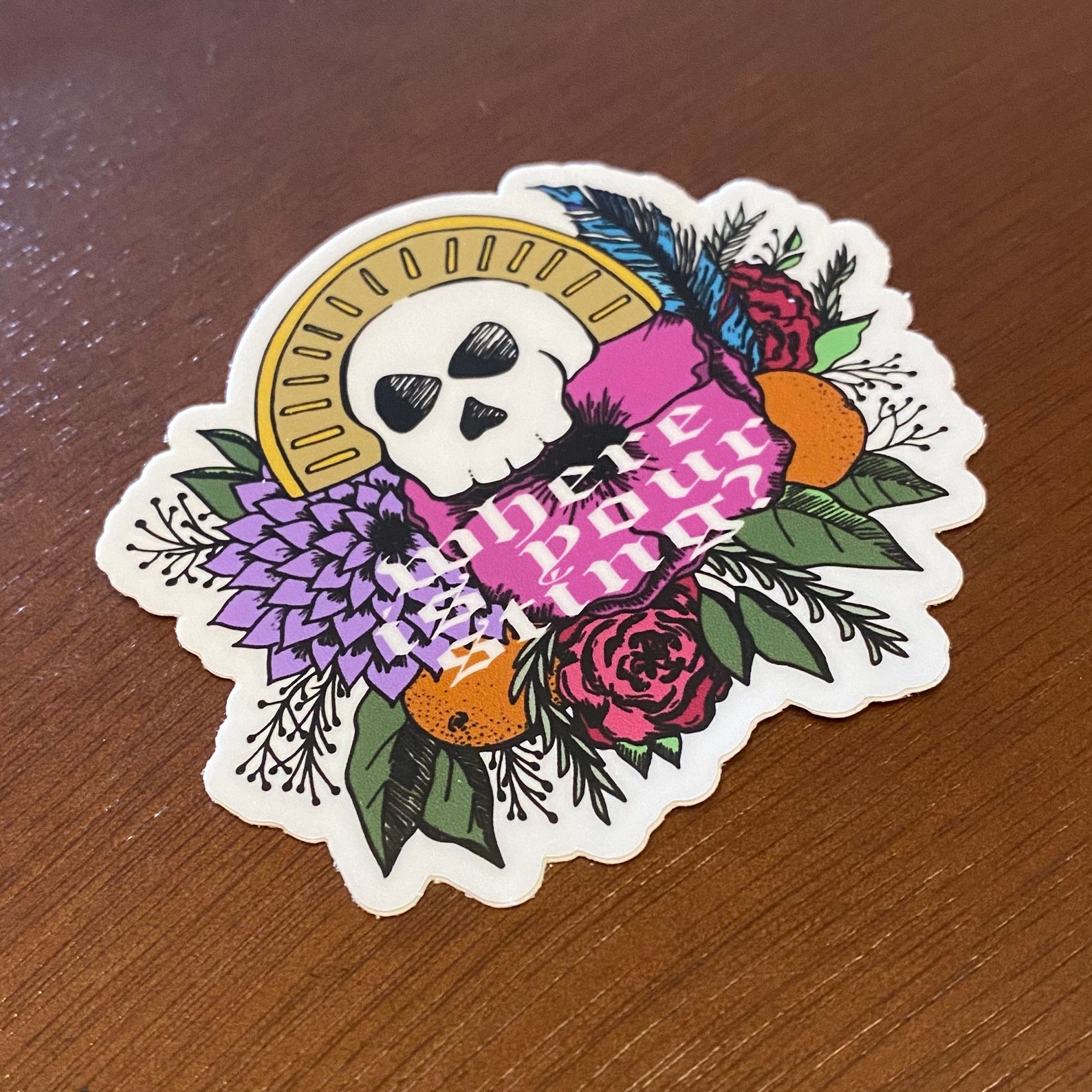 Oh Death where is Your Sting Sticker - Etsy