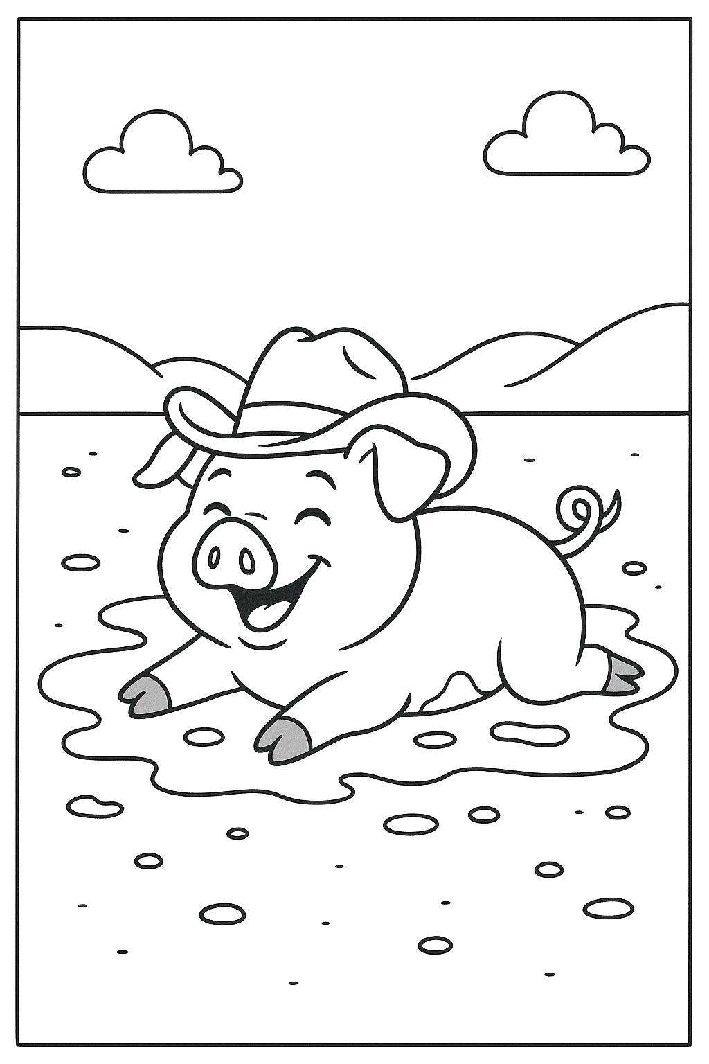 Western Cowboy Theme - Coloring Book Pages - Etsy