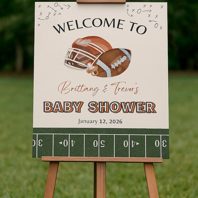 Football Welcome Sign - Etsy