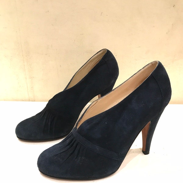 Navy Blue Pumps - Etsy