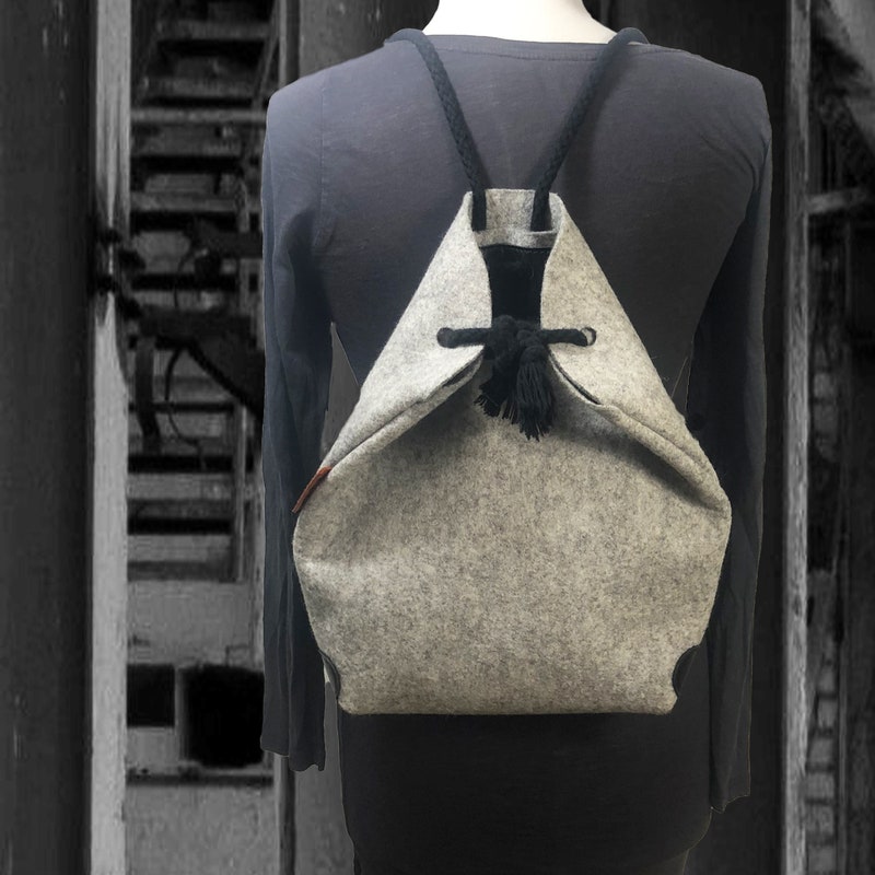 Wool Backpack - Etsy