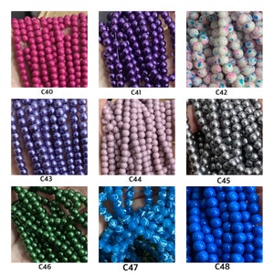 Personalized First Communion Rosary in Dark Blue and Silver Boy ...