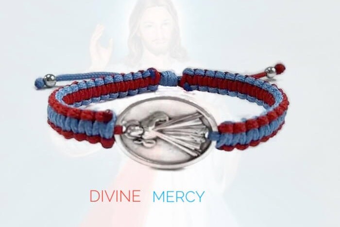 Divine Mercy Bracelet St Faustina Catholic Bracelet Saint | Etsy