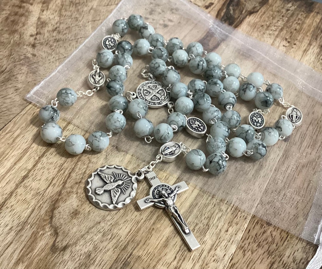 Miraculous Medal Rosary, Prayer Beads, Catholic Rosary, Rosary Beads ...