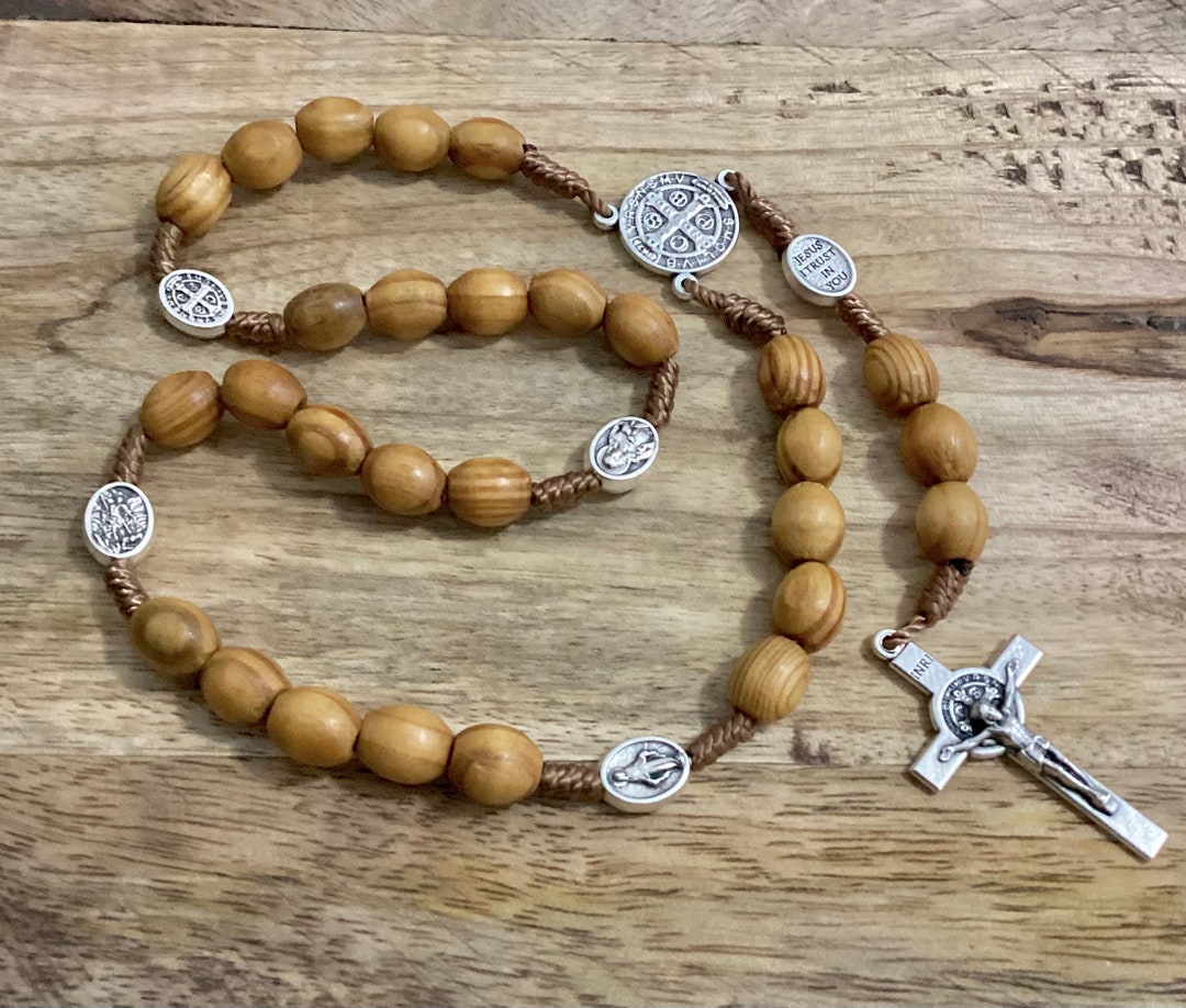 Chaplet of Conversion, Handmade Rosary Chaplet, St Benedict Medal ...
