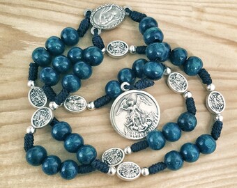 St Michael Chaplet / Saint Michael Rosary / Prayer beads / | Etsy
