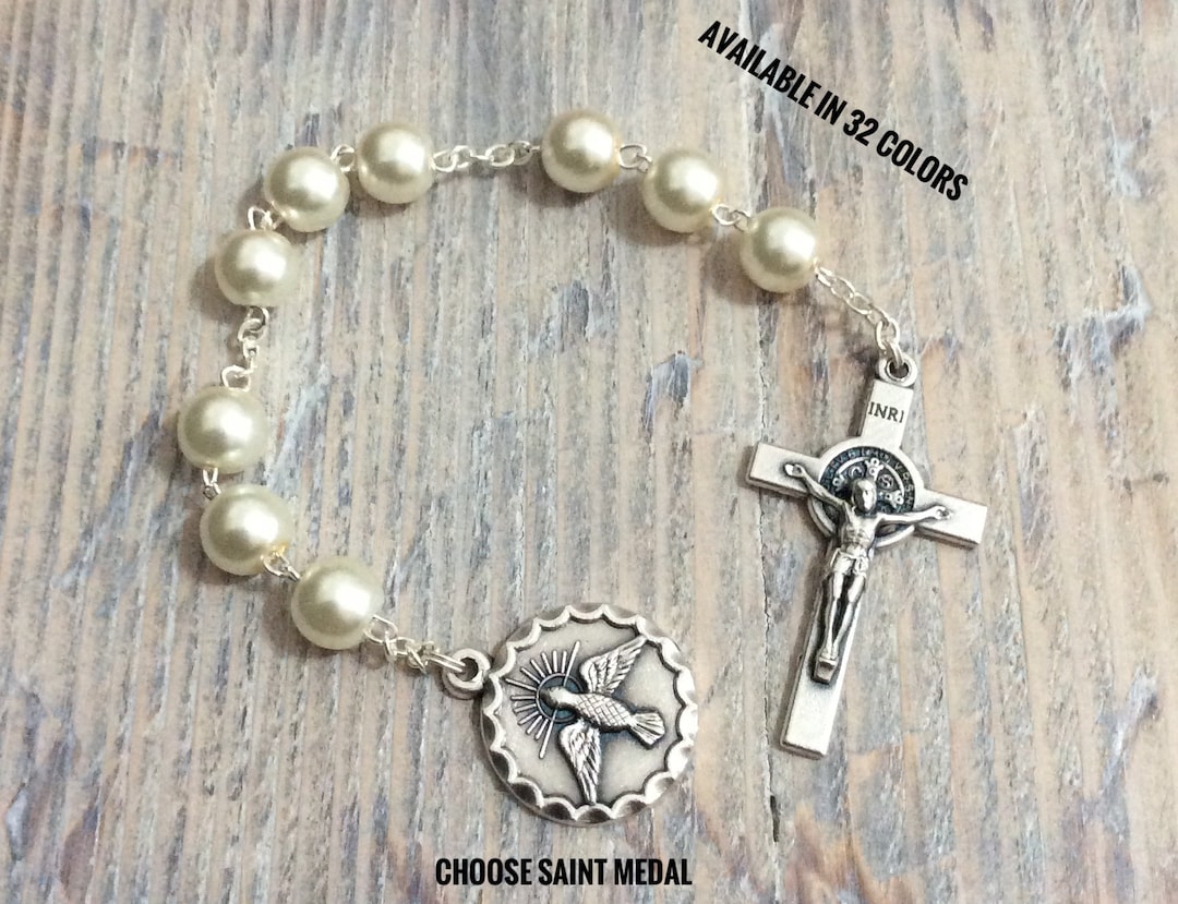 Holy Spirit Chaplet, Confirmation Gifts, Rosary Favors, Mini Rosary ...
