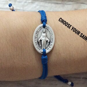Miraculous Medal Bracelet, Saint Bracelet,all Saints, St Dymphna, St ...