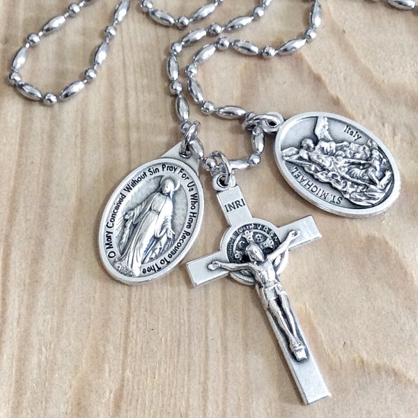 Catholic Necklace - Etsy