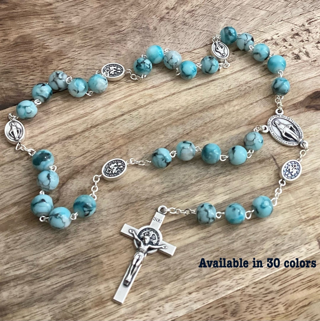 Chaplet of Conversion, Handmade Rosary Chaplet, Miraculous Mary Medal ...