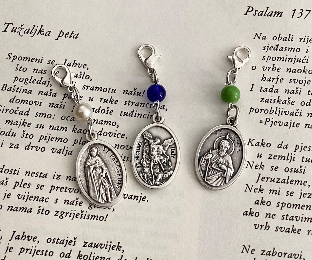 Rosary Marker, Catholic Medals Keychain Gadgets ,lobster Clasp With ...