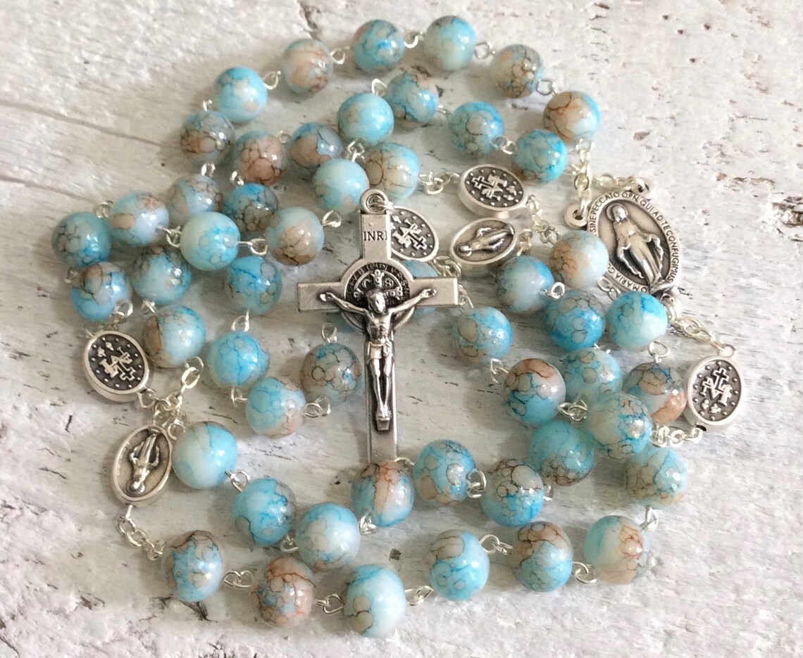 Miraculous Medal Rosary Prayer Beads Catholic Rosary Rosary - Etsy