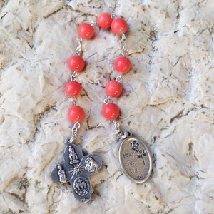 St Rita Chaplet Rosary Chaplet Impossible causes St of | Etsy