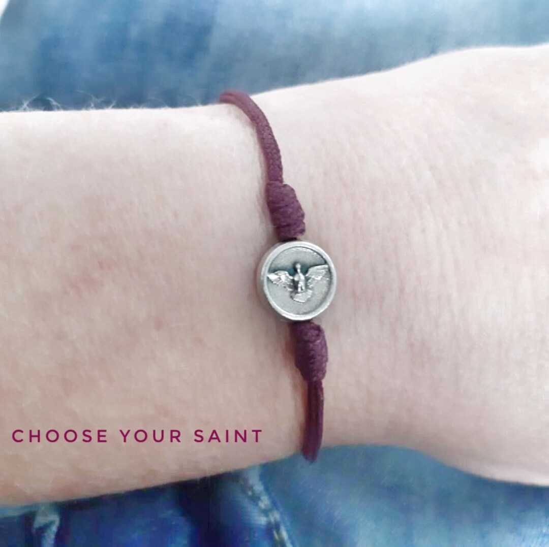 Holy Spirit Bracelet, Saint Bracelet, Christian Bracelet, Catholic ...