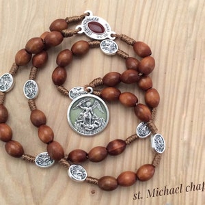 St Michael Chaplet / Saint Michael Rosary / Prayer beads / | Etsy