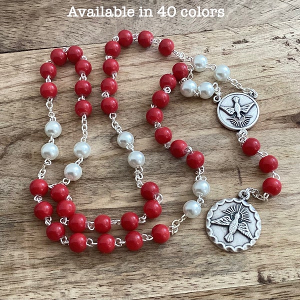 Holy Spirit Rosary - Etsy