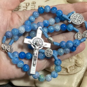 St Benedict Medal Rosary, Prayer Beads, Catholic Rosary, Rosary Beads ...