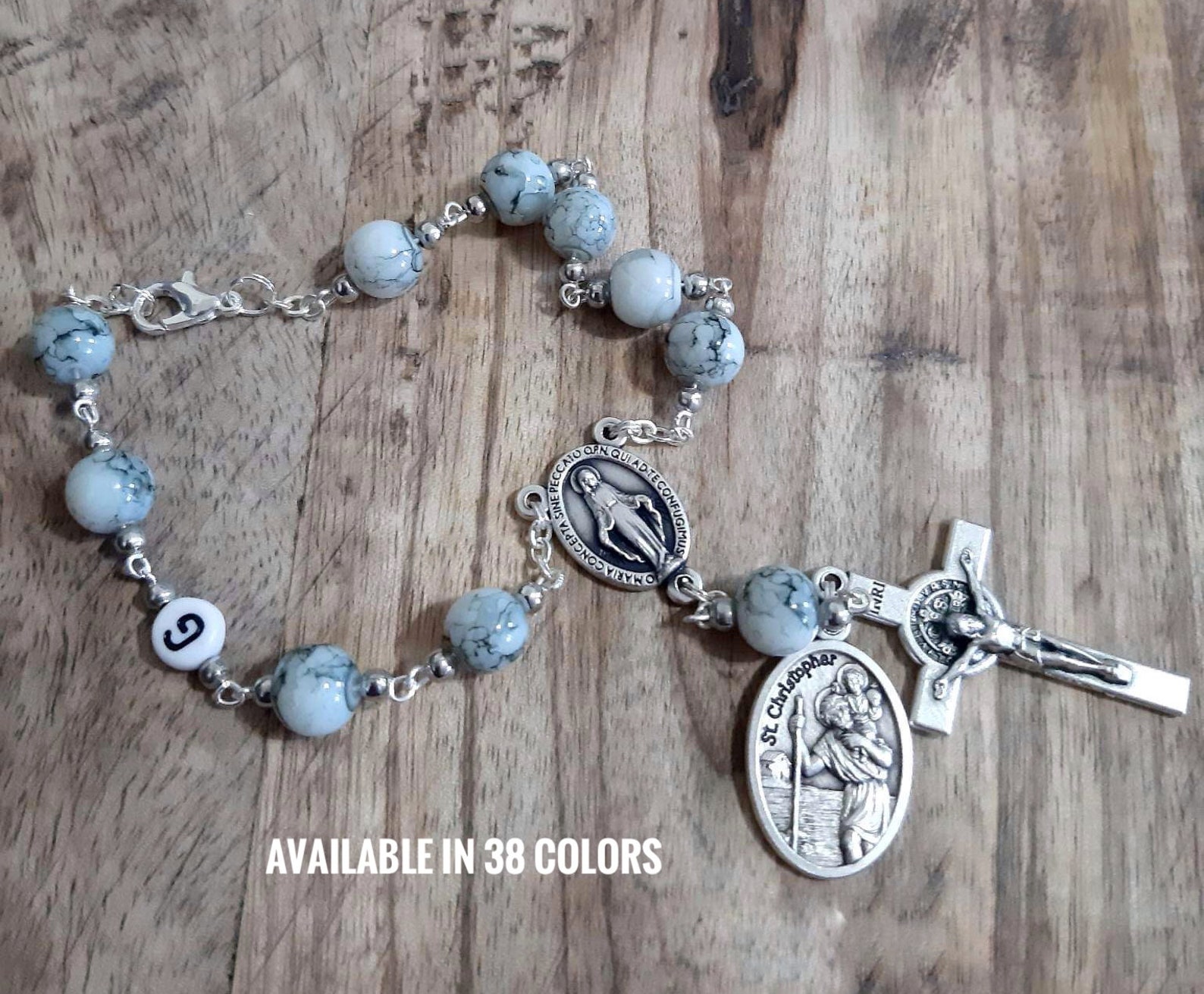 Auto Rosary Personalized Rosary Car Rosary Patron of - Etsy