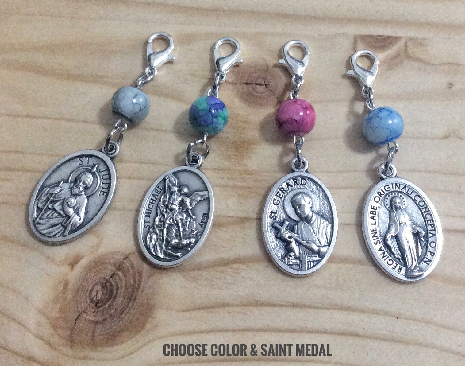 Rosary Marker Catholic Medals Keychain Gadgets lobster Clasp - Etsy