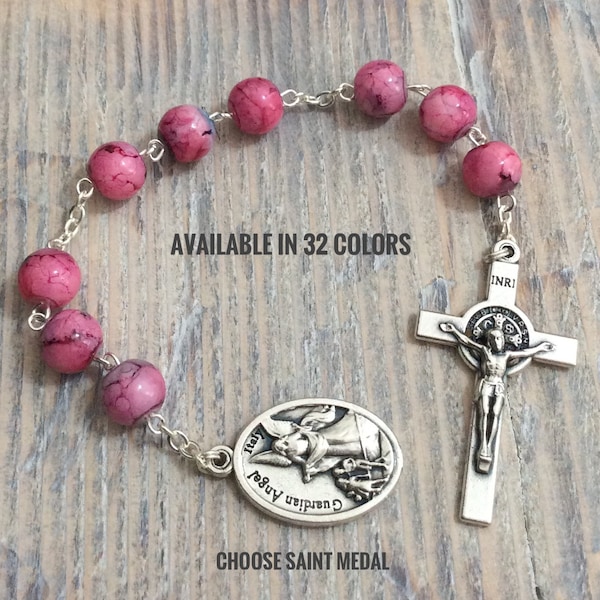 St Michael Archangel Pocket Rosary - Etsy