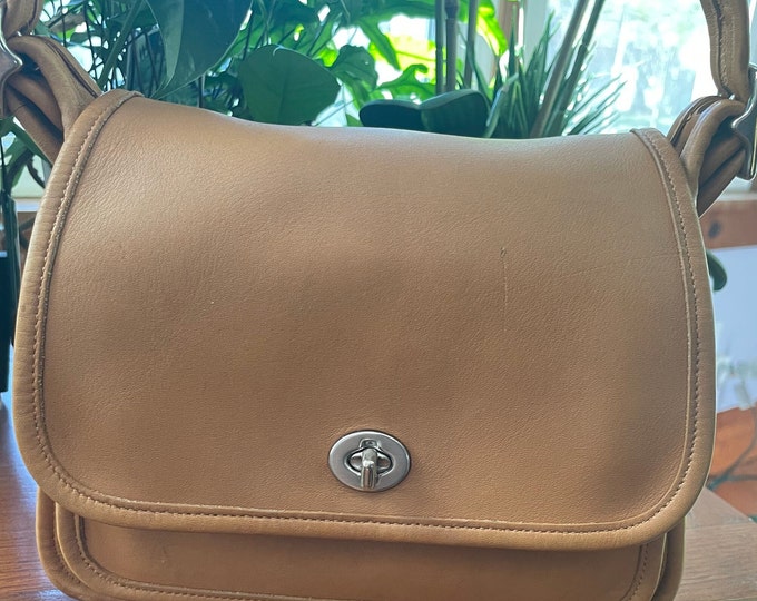 Vintage Coach British Tan Ramblers Legacy 9061 - Etsy