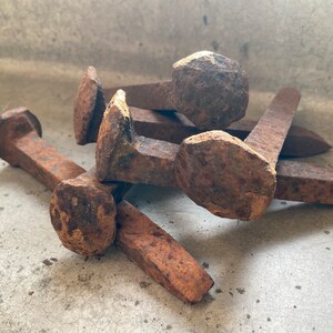 Rusty Railroad Spikes Lot of 6 - Etsy
