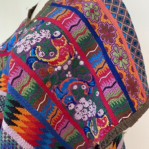 Guatemalan Mayan Huipil Hand Woven Poncho Unisex - Etsy