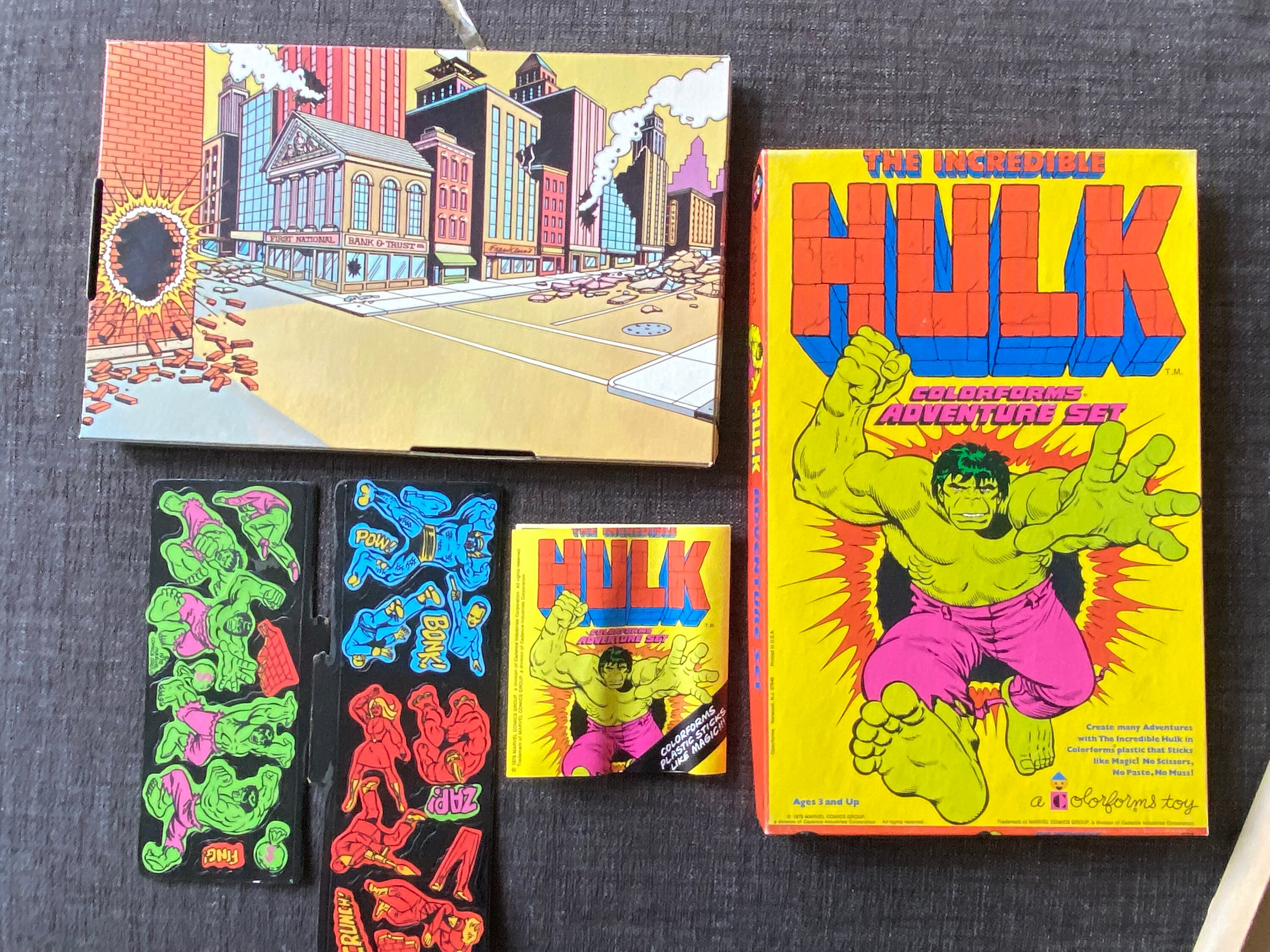 Hulk Spiderman Superman Colorforms Adventure Sets CHOICE - Etsy