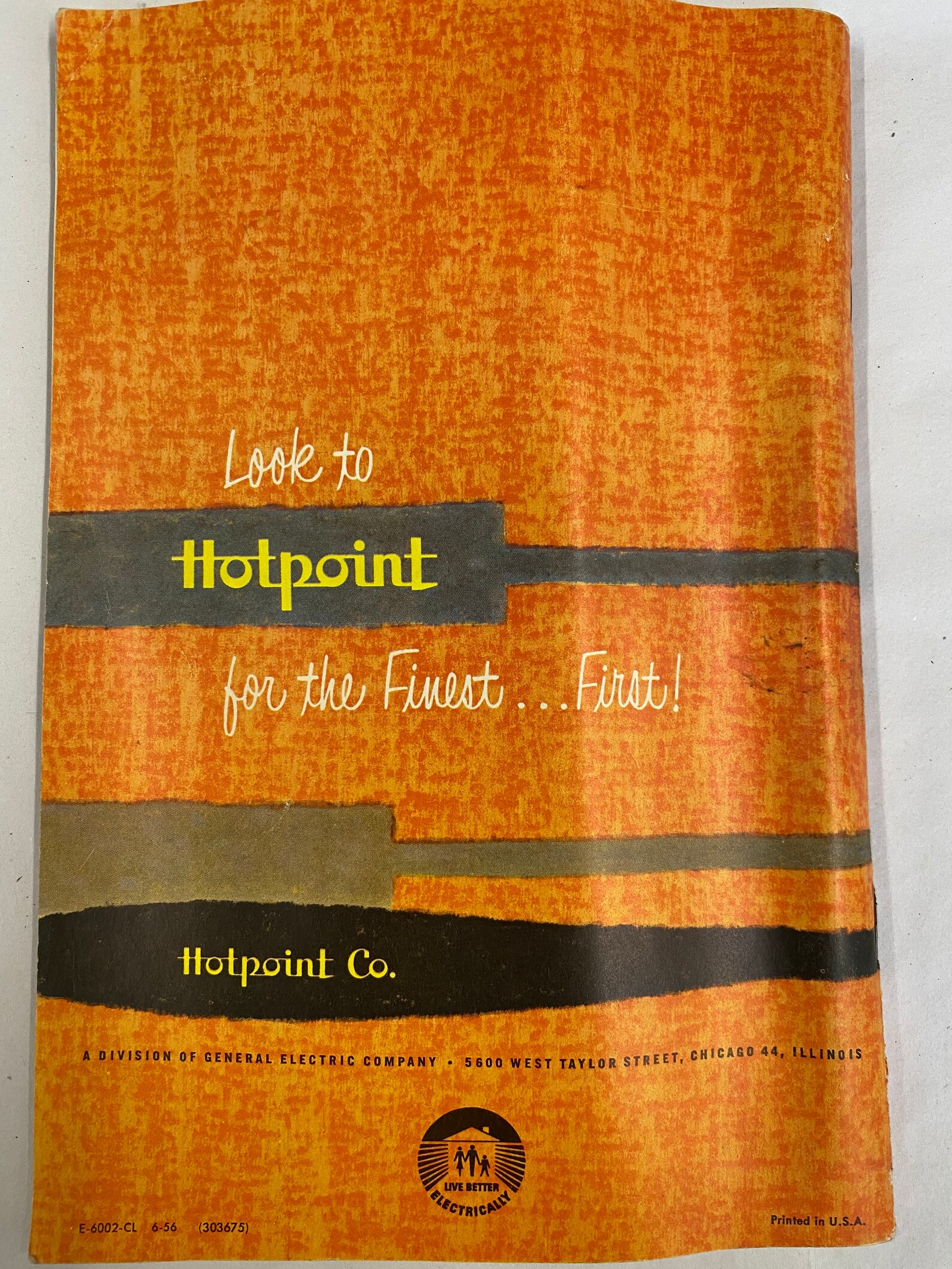 Hotpoint 1950's Electric Range Hamilton Beach Food Mixer Pamphlet ...