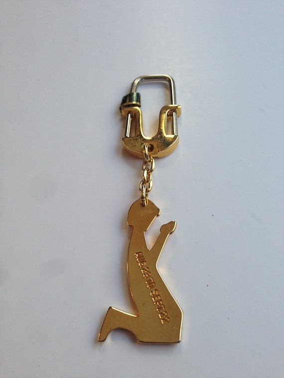 Virgo 1970's Key Chain - Gem