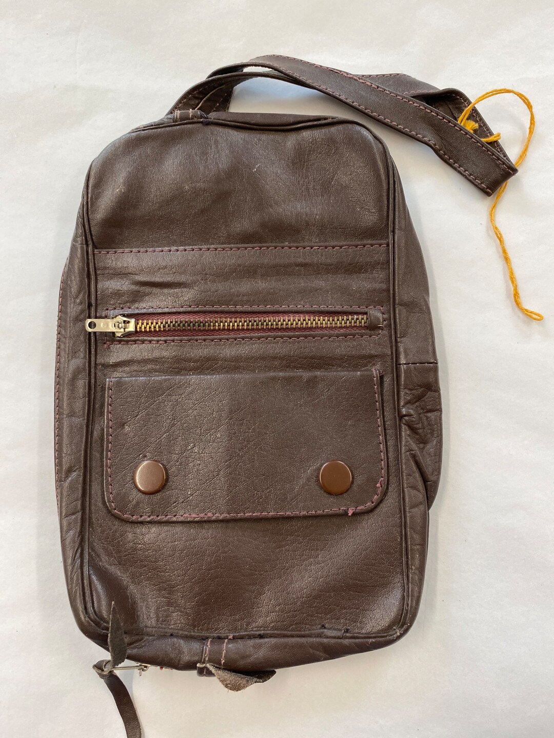 Men’s Brown Carry All Wallet With Handle - Etsy