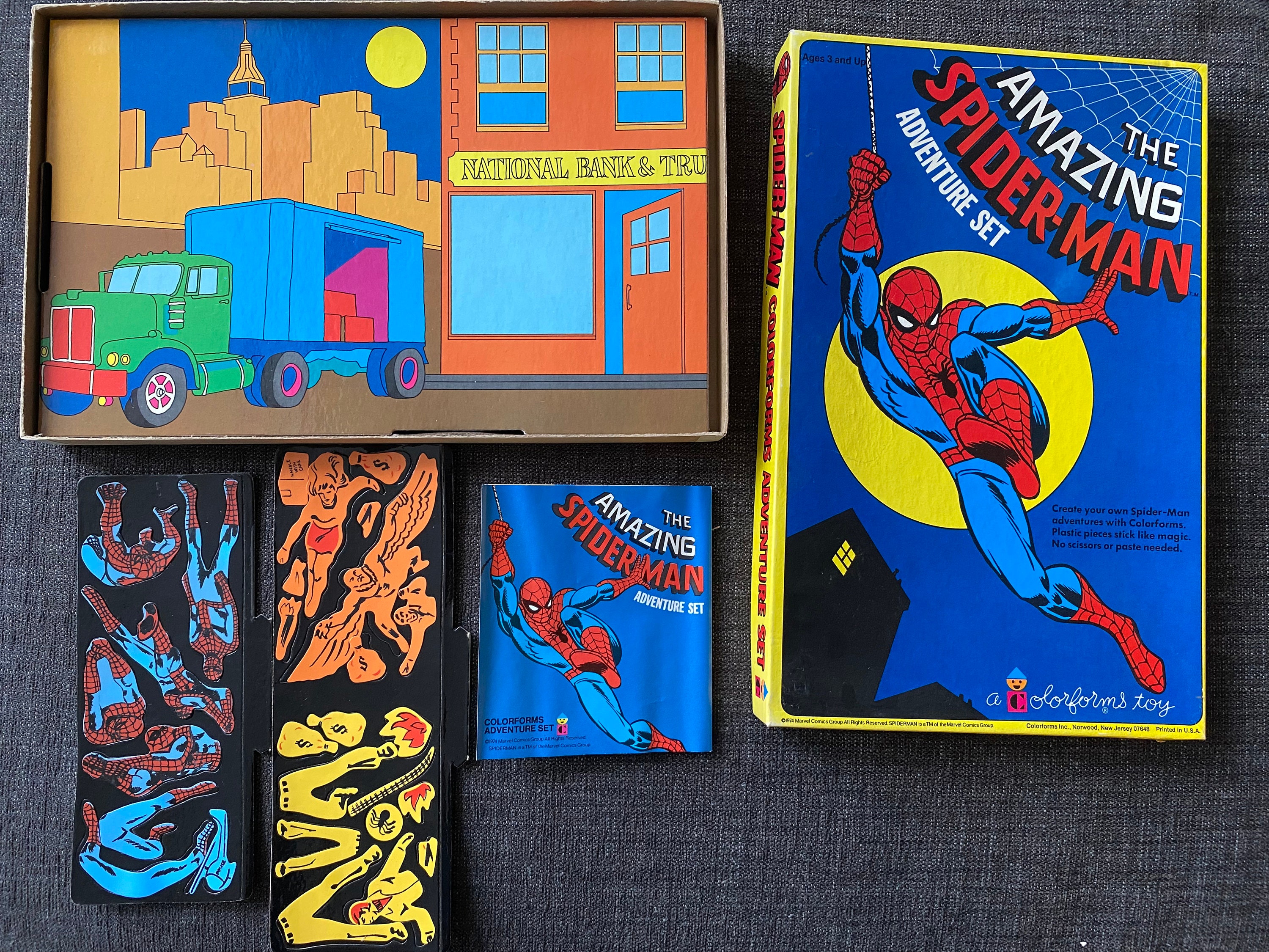Hulk Spiderman Superman Colorforms Adventure Sets CHOICE - Etsy
