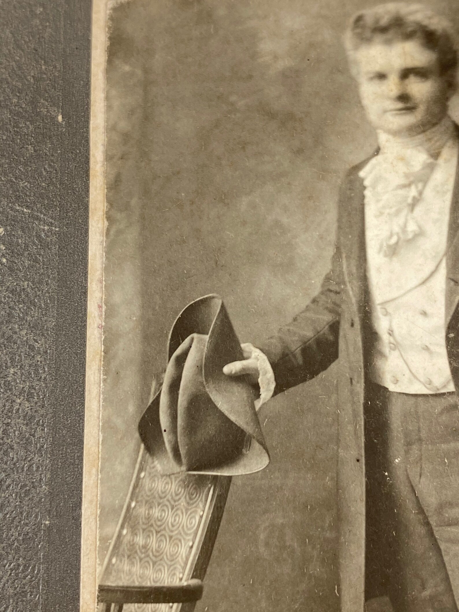 1886 Photo Dandy Man With Tri Cornered Hat - Etsy UK