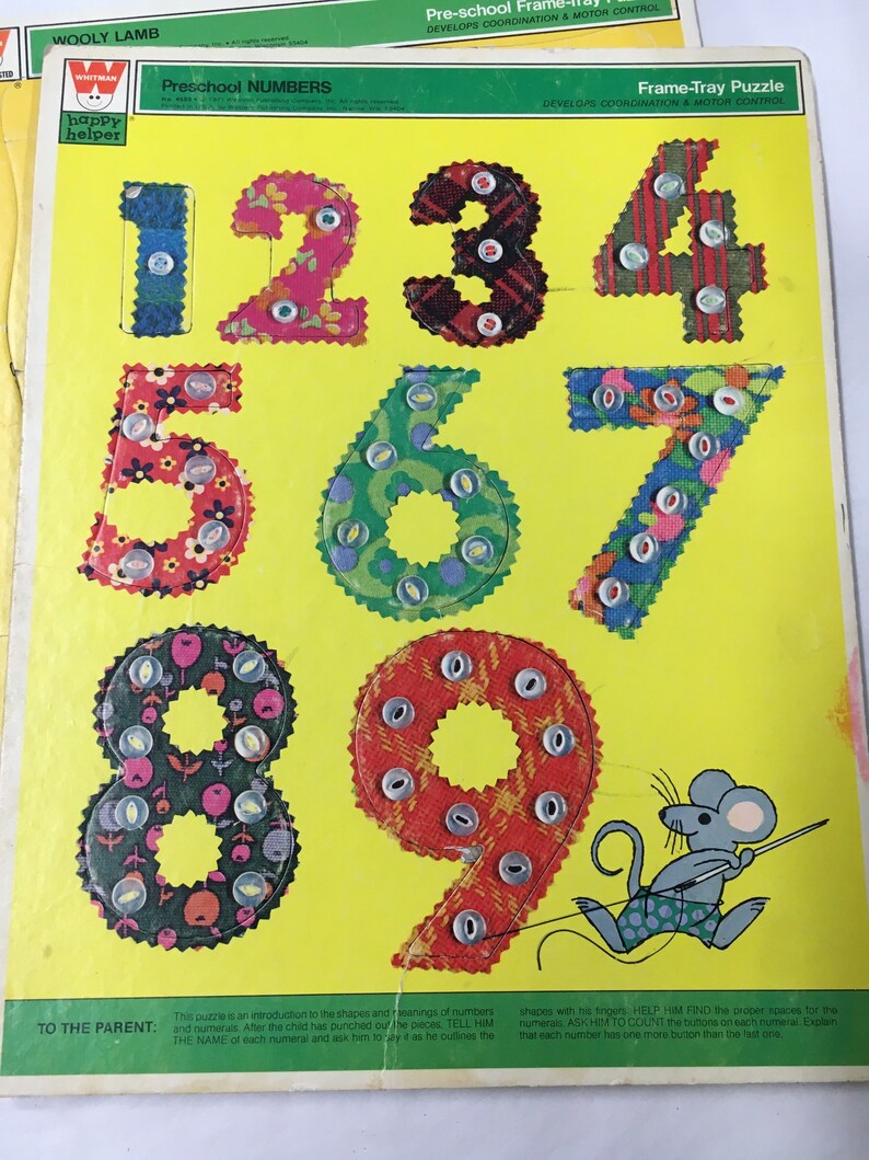 5 Vintage Frame Tray Puzzles. Not Perfect. - Etsy