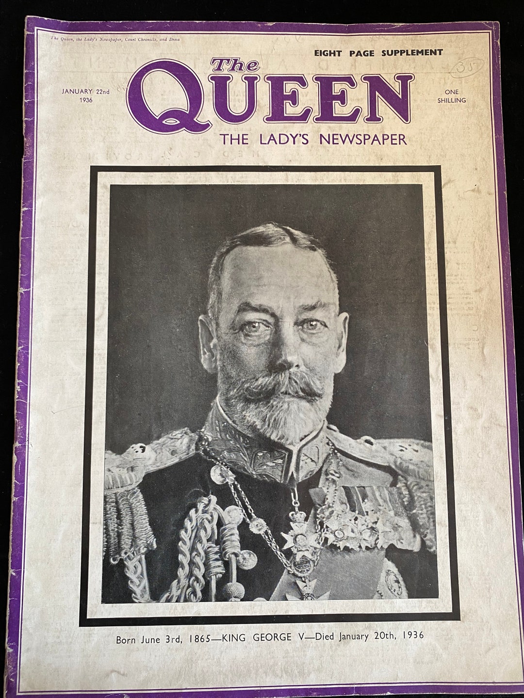 The Queen the Lady's Newspaper January 22nd 1936 King George V Memorial ...