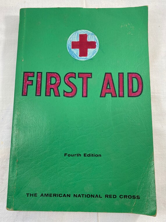Red Cross First Aid Book 4th Edition 1957 | Etsy