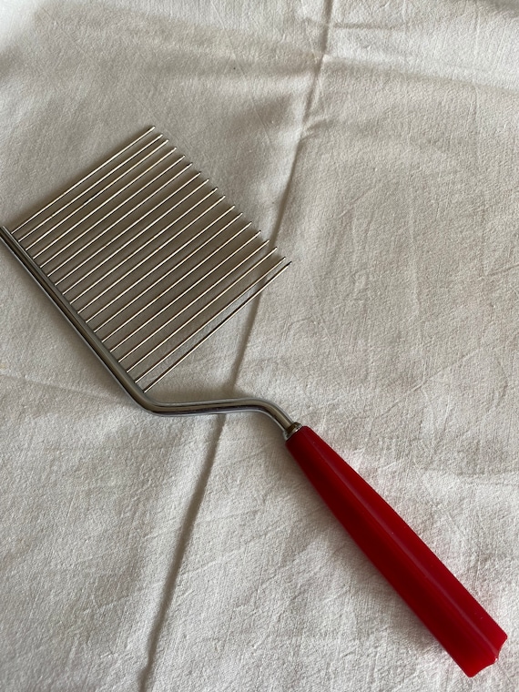 Red Bakelite Angelfood Cake Slicer Schneider Toledo Ohio | Etsy