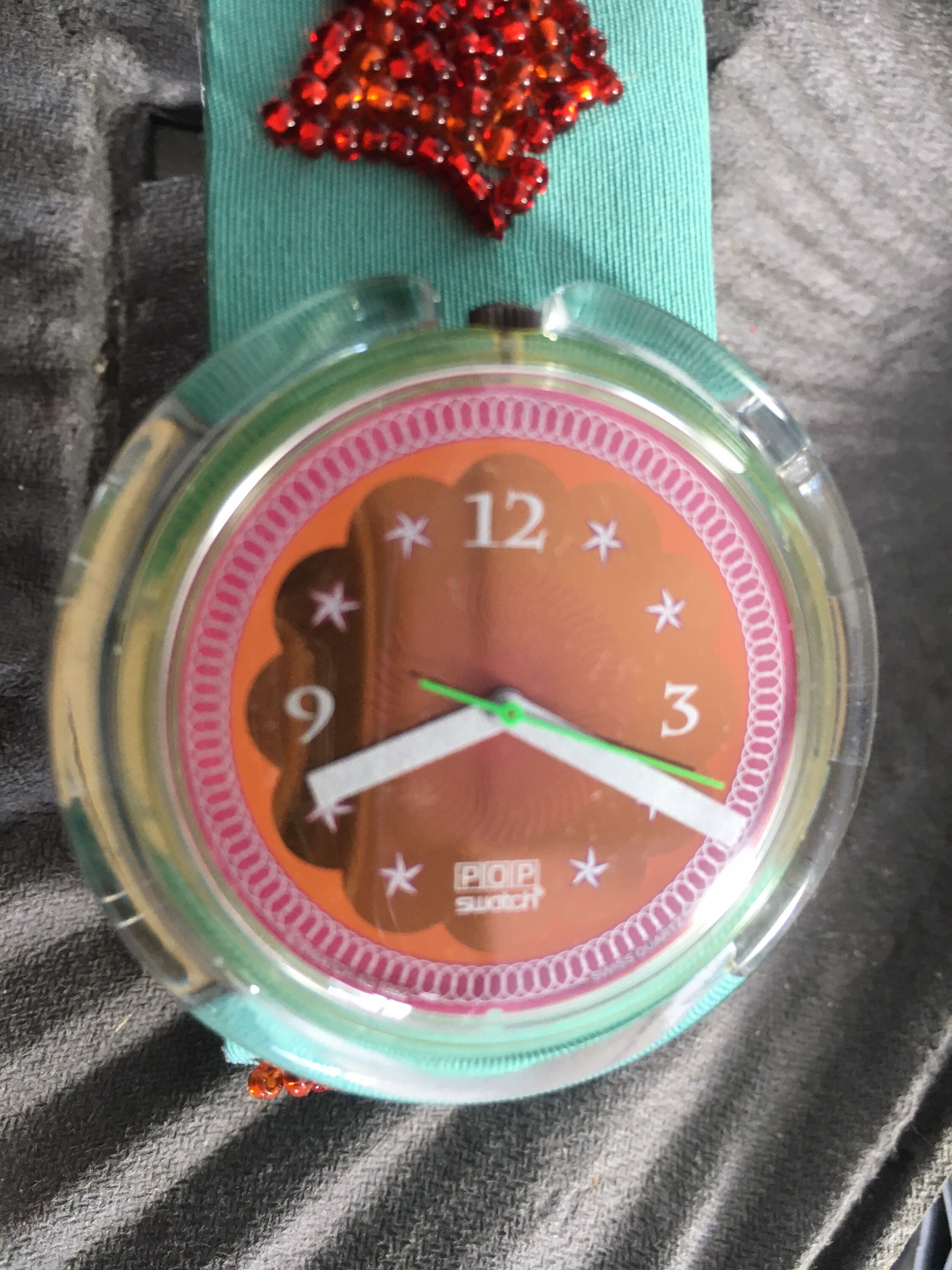 Swatch Pop Watch Soupe De Poisson Clam Shell Watch | Etsy