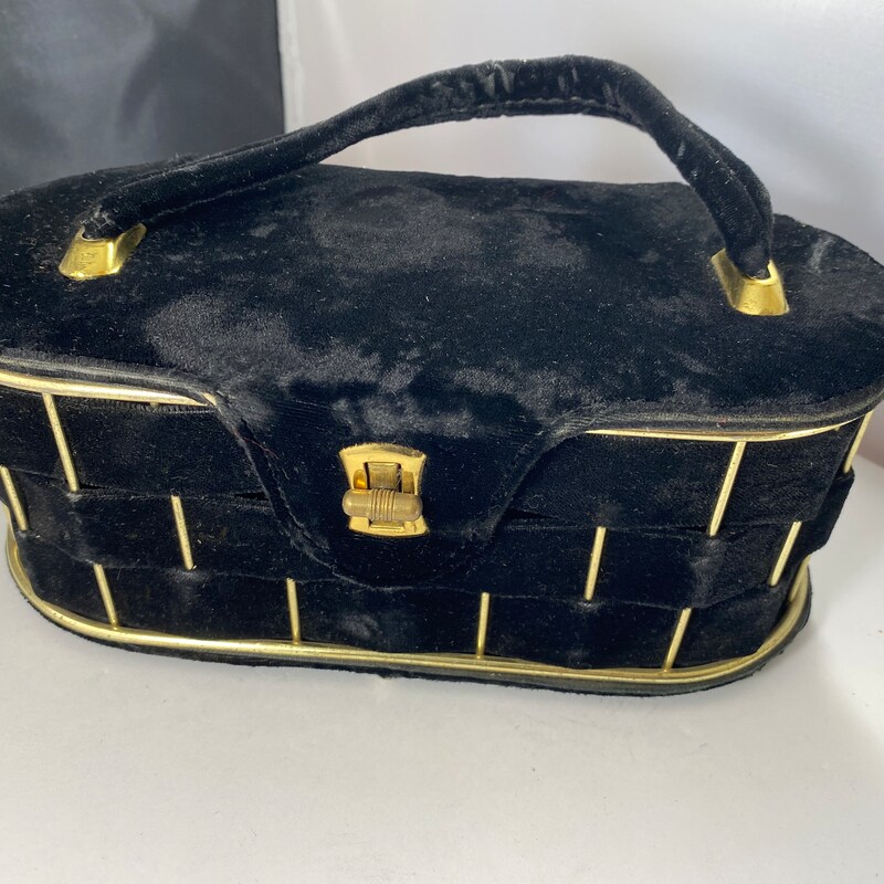 Black Velvet Purse - Etsy