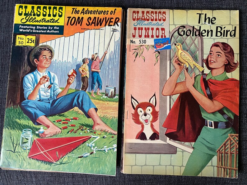 Classic Illustrated Lot of 9 Comics-frankenstein-invisible Man-kim ...